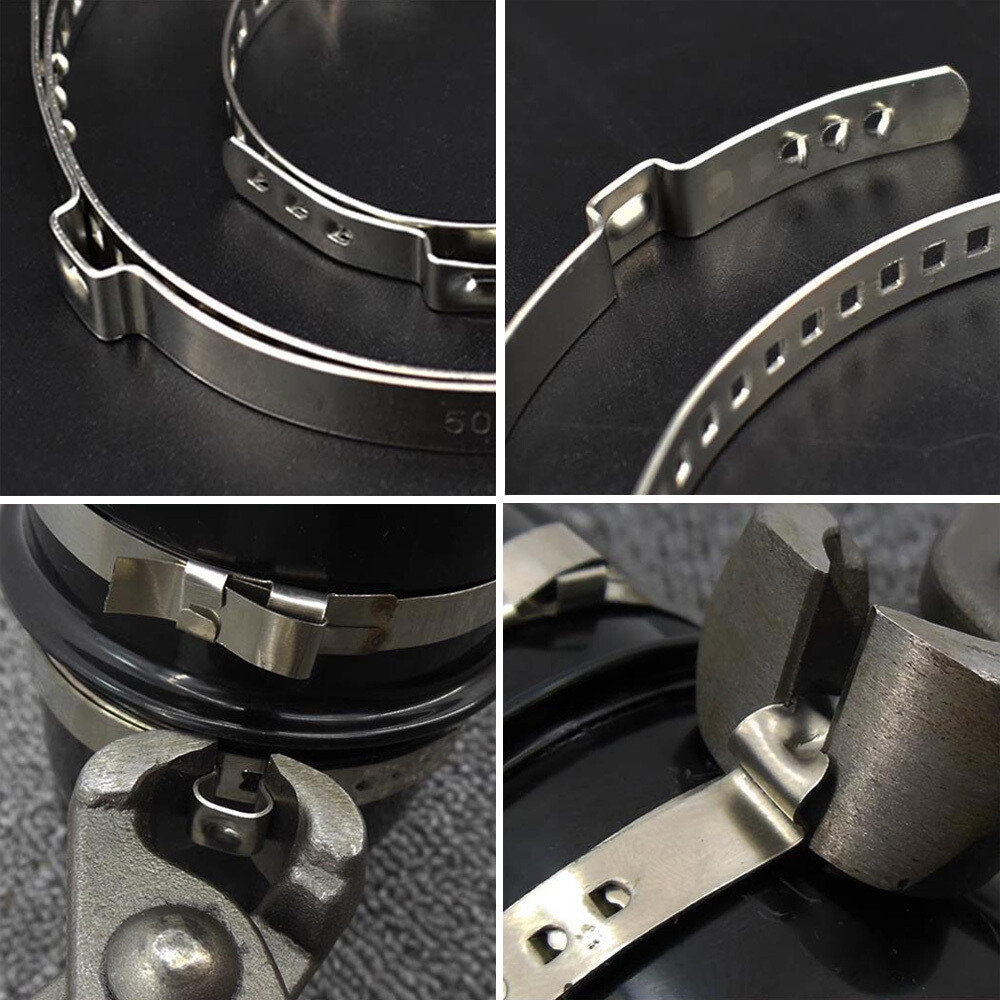 UK Universal CV Boot Clips Kit Stainless Steel Set 10 Axle CV Joint ...