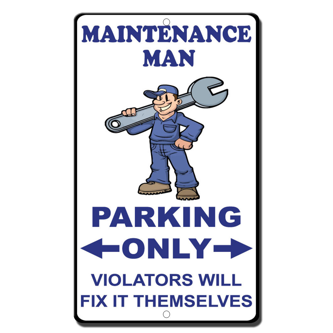 Maintenance Only Signs Maintenance In Progress No Unauthorised Entry