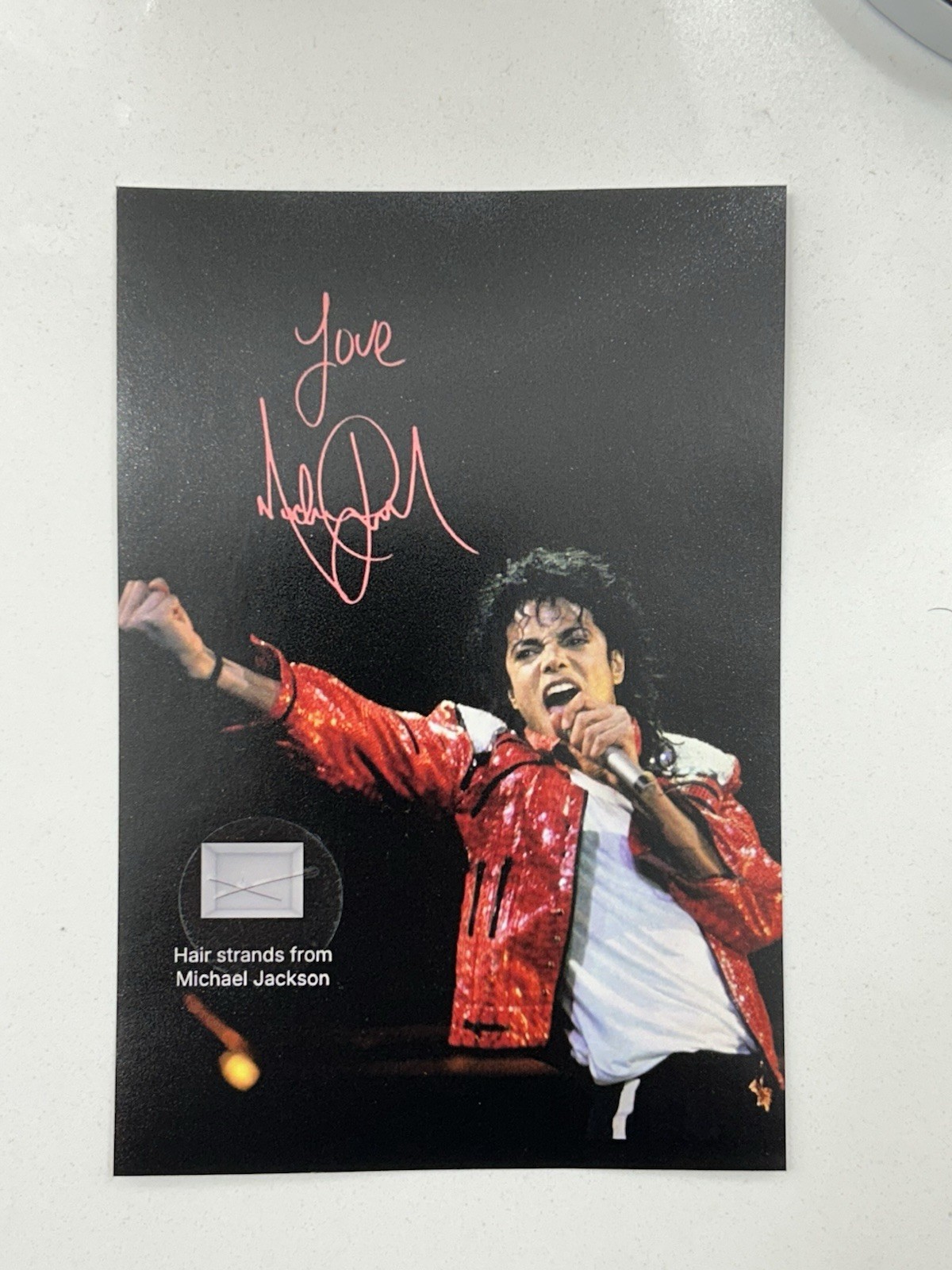 Michael Jackson King Of Pop Hair Strands Lock Thriller Relic ...