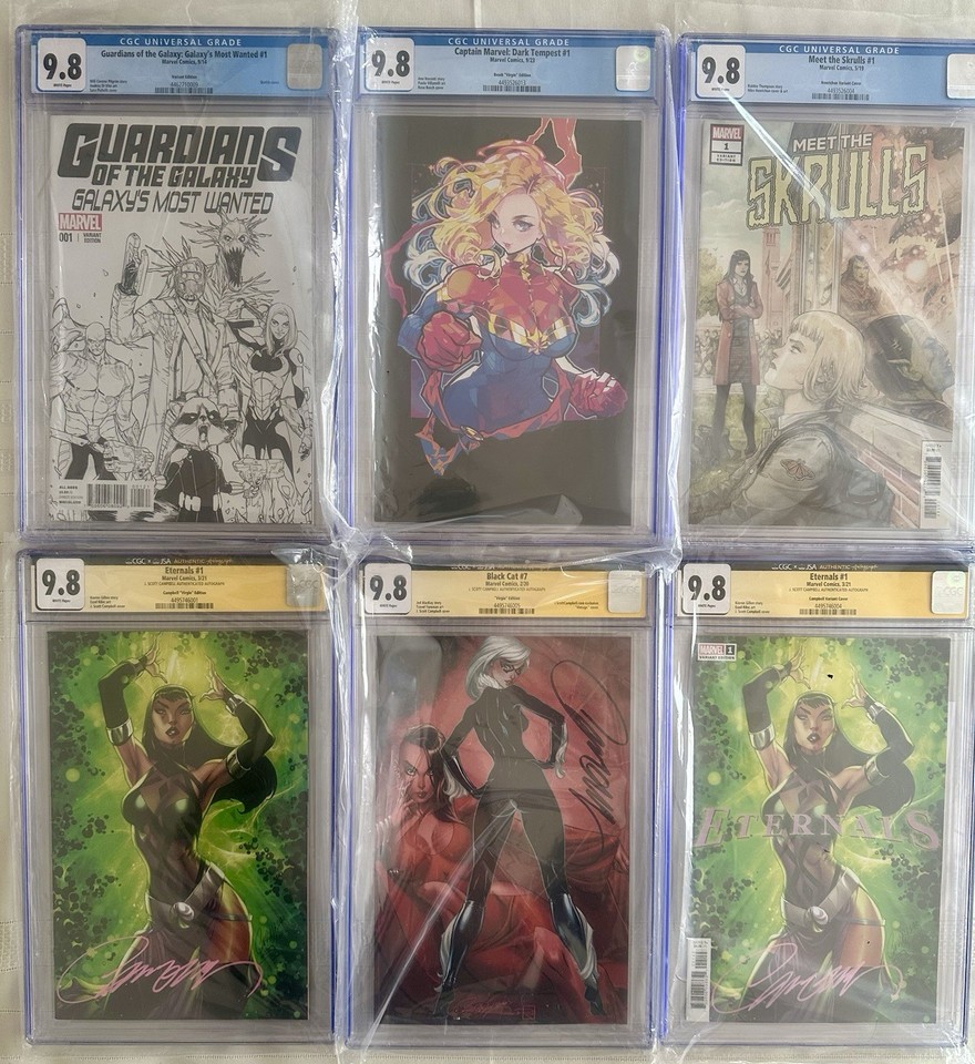 CGC SS & CBCS MARVEL COMICS LOT INCLUDING 9.8 & JSA | eBay