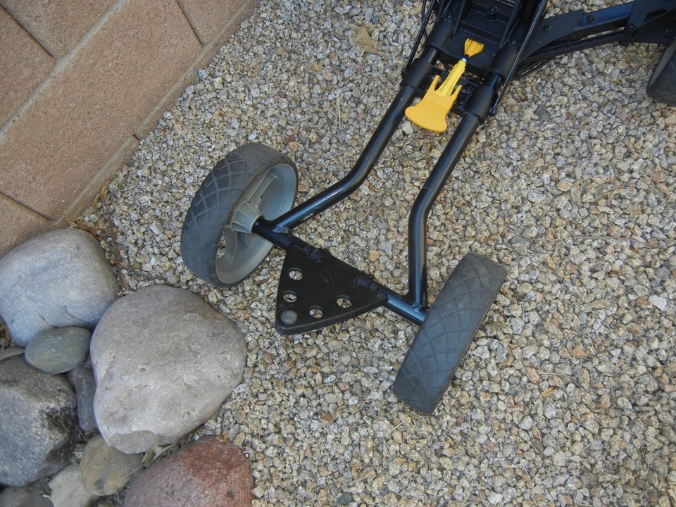 SUN MOUNTAIN MICRO CART 4-Wheel Push / Pull Golf, black, PRISTINE ...