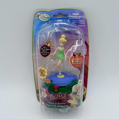 NEW Disney Fairies Tinker Bell Doll Singing Twirling Mini 3-d Animator ...