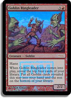 Goblin Ringleader (FNM) FOIL Promo NM Creature Special MAGIC MTG CARD ...