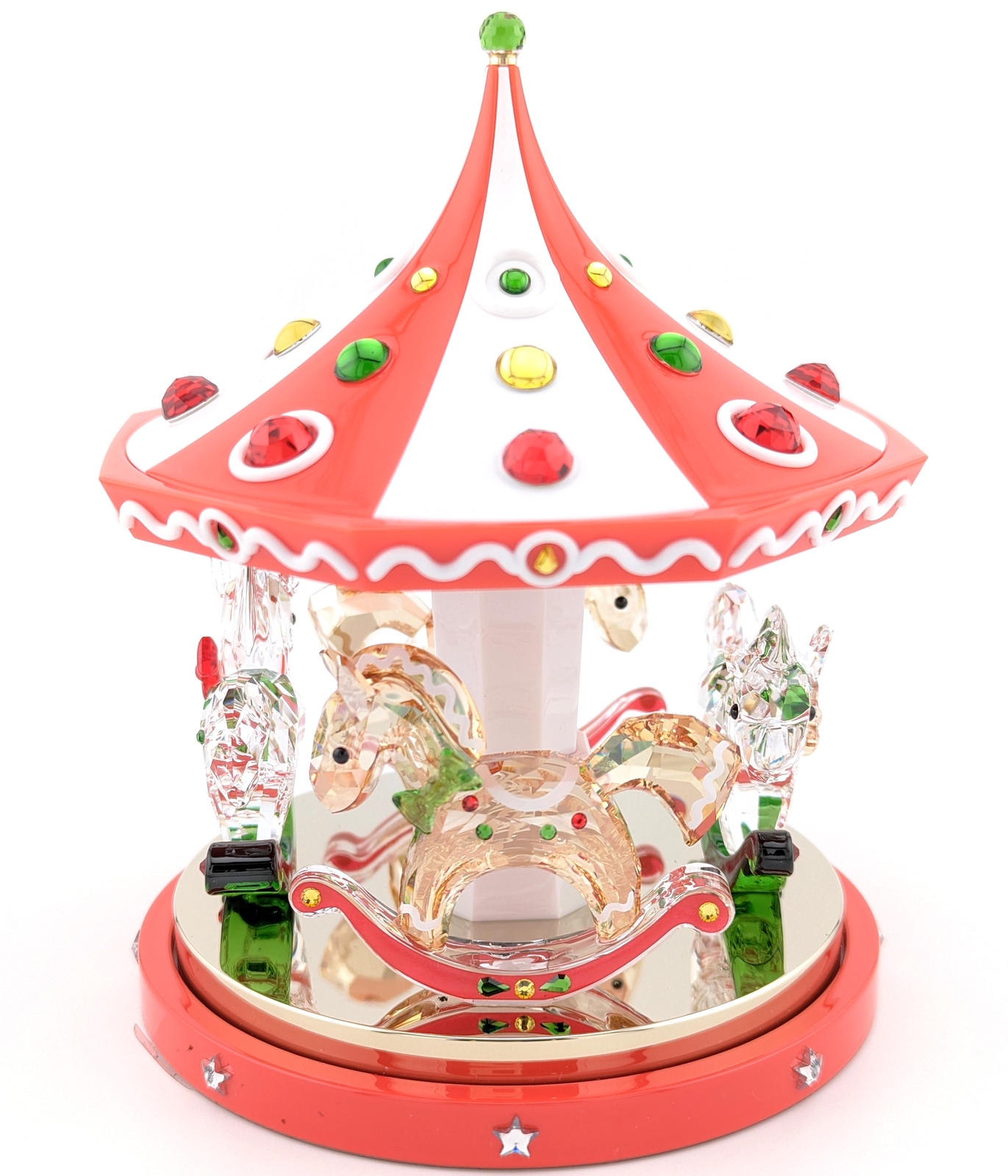 Swarovski Crystal Holiday Cheers Carousel Decoration - 5637096 for sale ...
