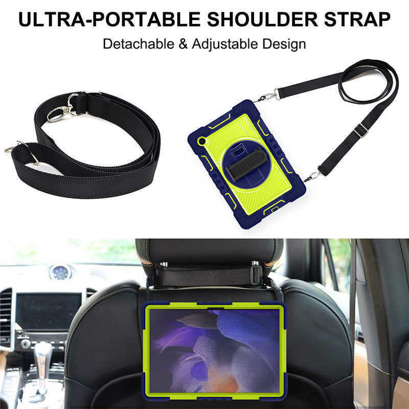 For Samsung Galaxy Tab A A8 A9 S6Lite S7 S8+ Shockproof Tablet Case ...