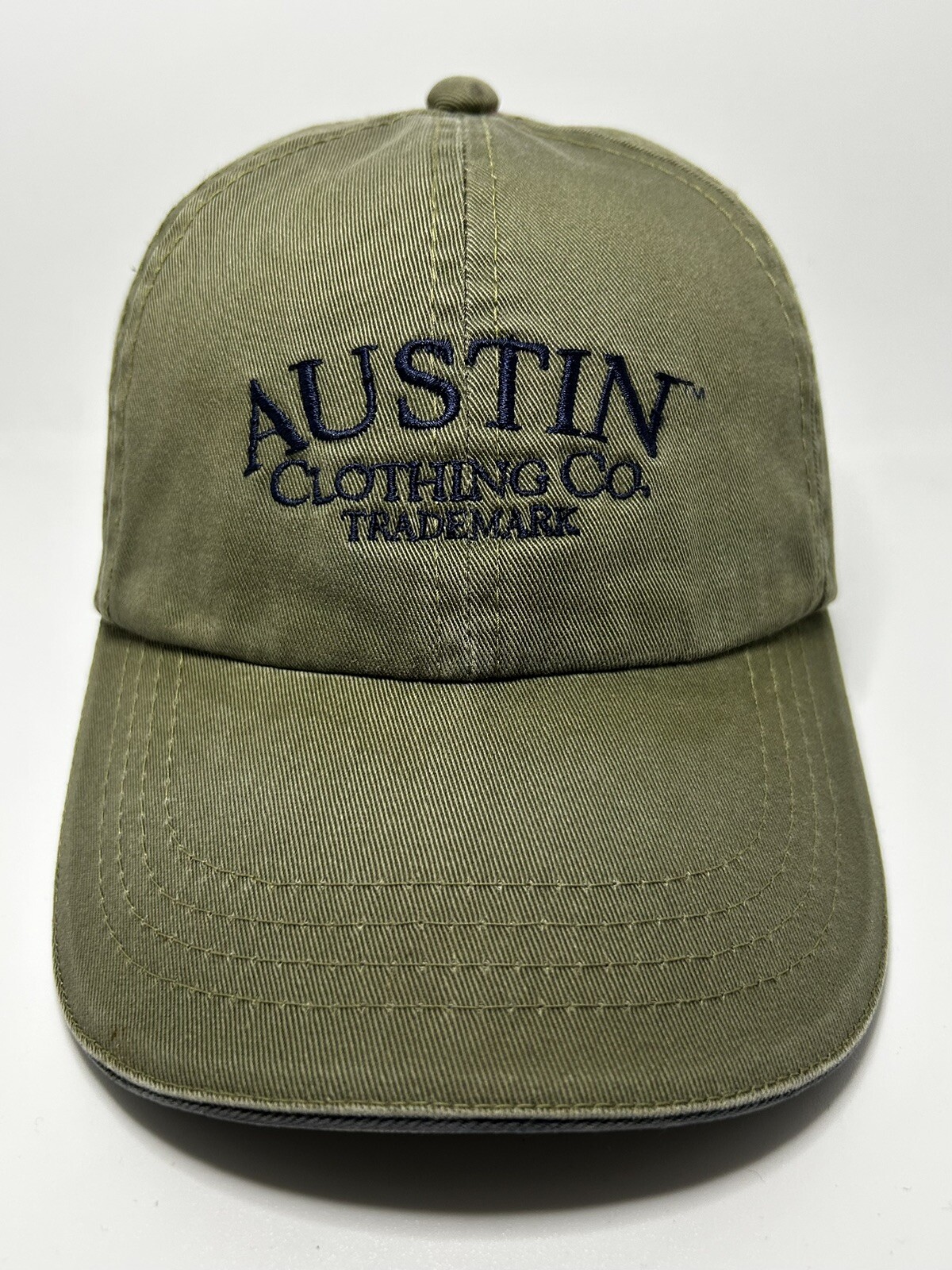 Austin Clothing Company Cap Hat Adult Adjustable Military Green 100% ...