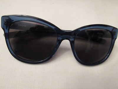 NIB COSTA BIMINI - SHINY DEEP TEAL CRYSTAL - GRAY SUNGLASSES - USA ...