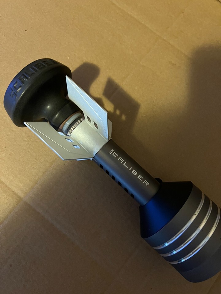 NEW GUNMETAL Caliber Hookah Glass Water Pipe 20.5" Tall Sturdy XB21 ...