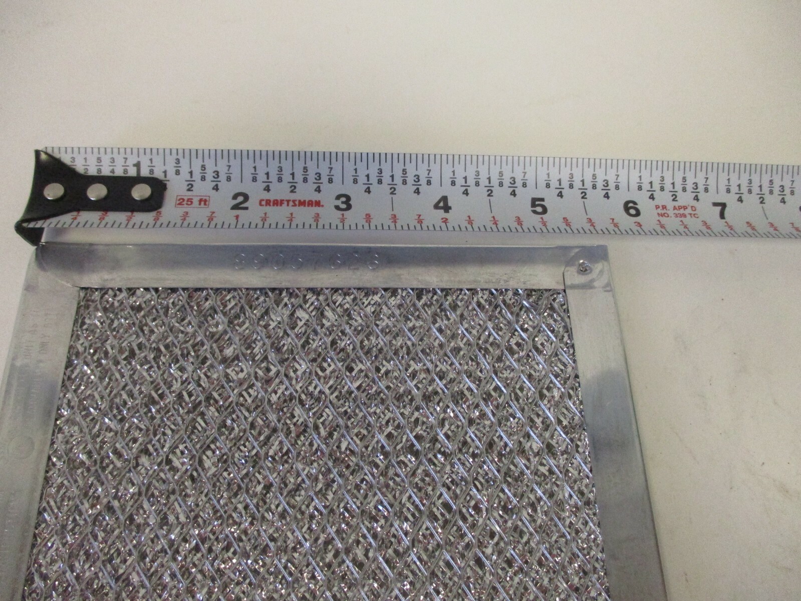 EZKLEEN HOOD/RANGE FILTER, ALUMINUM MESH WITH PULL, 5-7/8" X 7-1/8 X 3/ ...