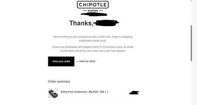 Chipotle Extra Fork Collection /500 and 2 Free Entree Cards | eBay