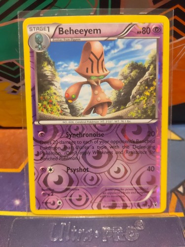 Beheeyem - 56/101 - Rare - Reverse Holo English Pokemon Noble Victories ...