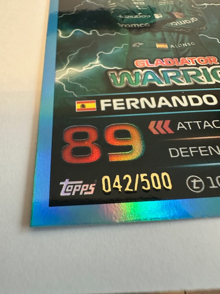 2023 Topps Turbo Attax #337 Fernando Alonso Blue 042/500 | eBay