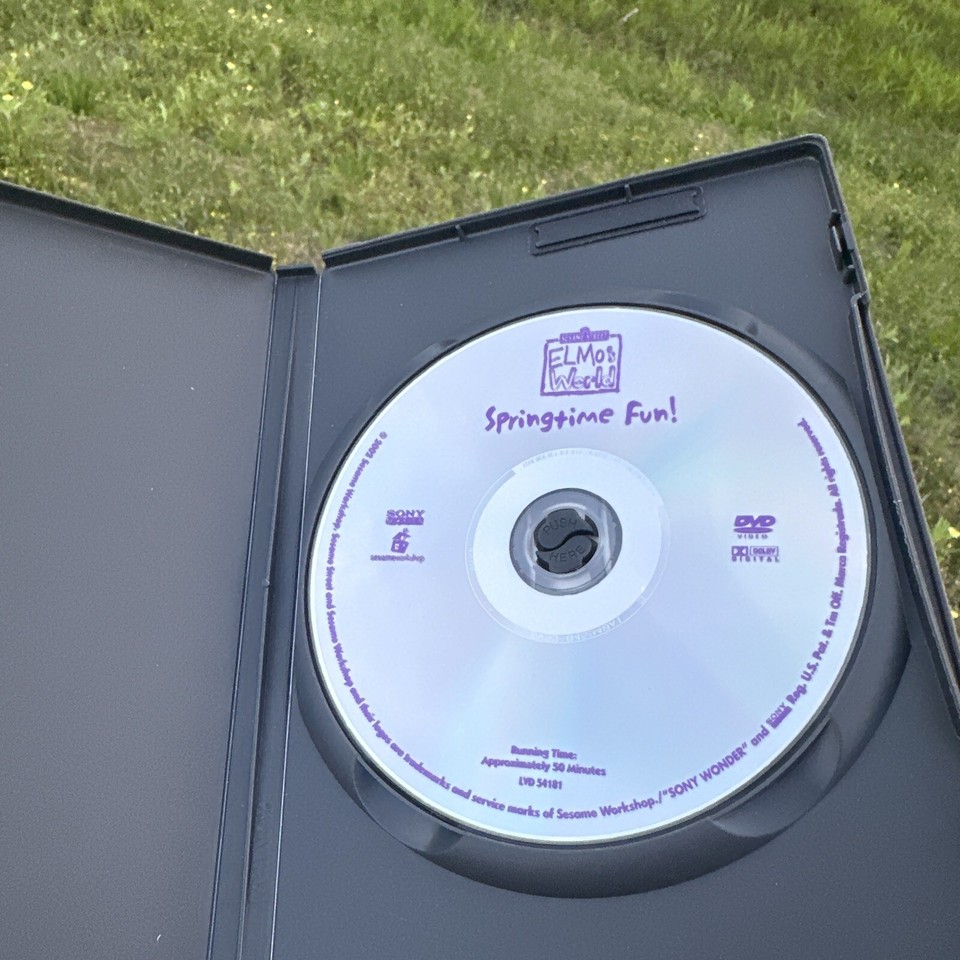 Elmo’s World Springtime Fun DVD Rare Elmo Movie - Vintage Kids Show ...