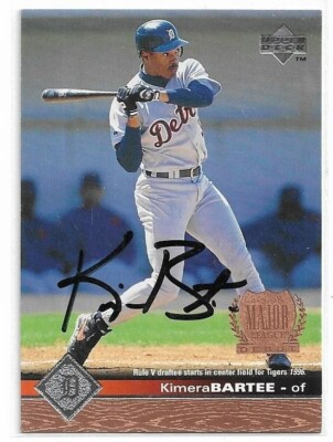 KIMERA BARTEE Autographed Signed 1997 Upper Deck card #74 Detroit ...