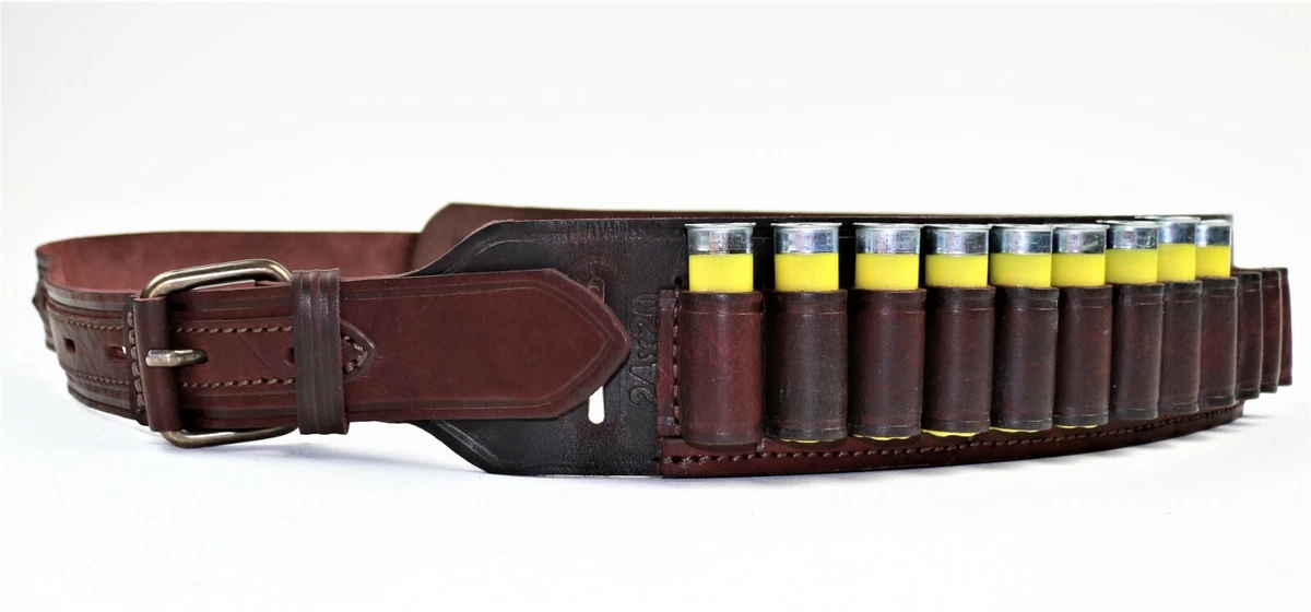 Leather Shotgun Shell Bandolier