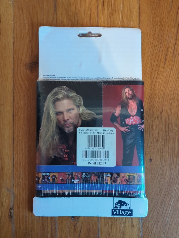 NEW WCW nWo Kevin Nash 10 ft Decorative Border Wall Wrestling WWE WWF ...