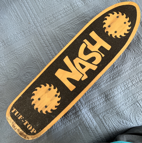 Vintage Orange Nash Reed Tuf-Top Skateboard | eBay