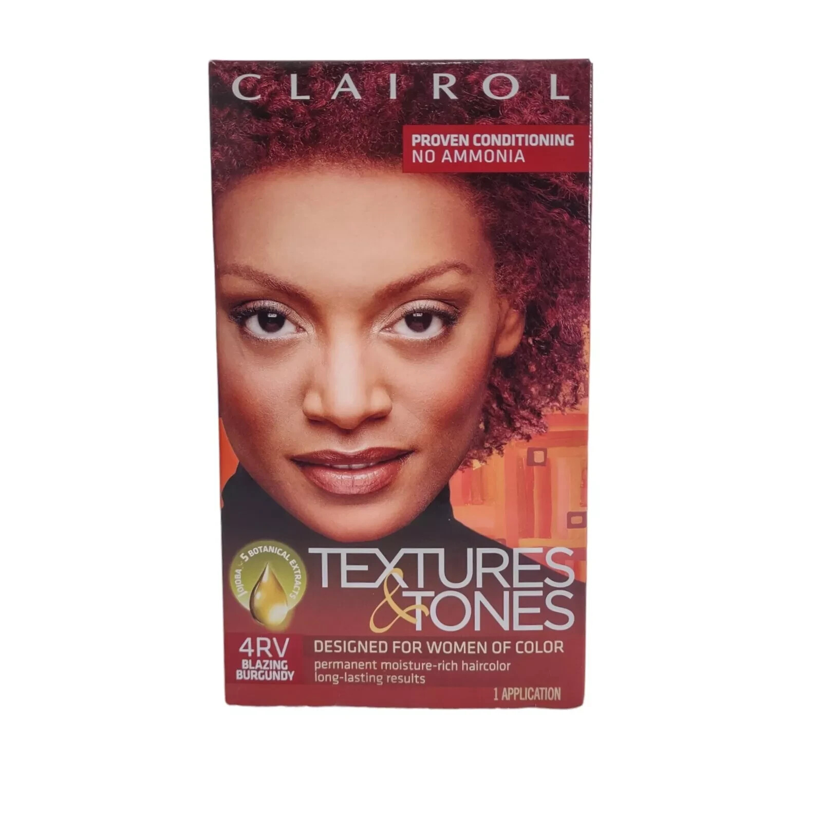 Clairol Textures & Tones 4RV blazing burgundy Hair Dye New | eBay