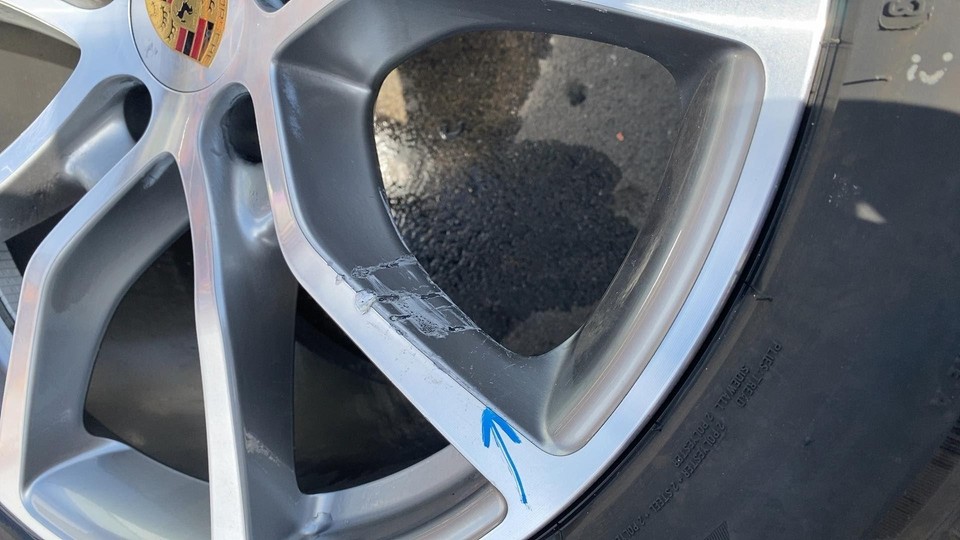 ⭕2019-2024 Porsche Cayenne SET of 4 Front & Rear Wheel Rim 10 Bent ...