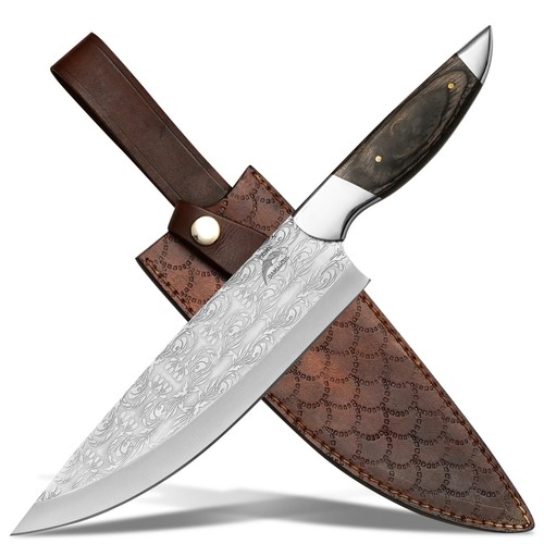 8 inch Sharp Butcher Chef's knives for Cutting Meat- Best Kitchen Gift ...