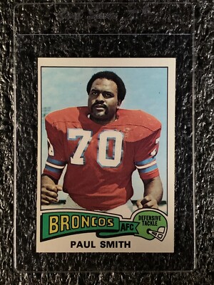 1975 Topps Football #45 Paul Smith EX/MT | eBay