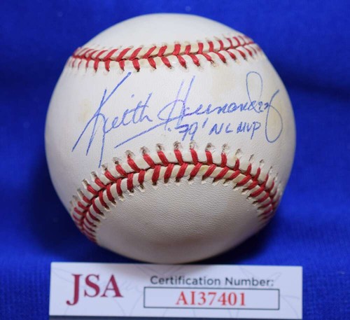 Keith Hernandez 79 NL MVP JSA Cert Autograph National League Signed ...