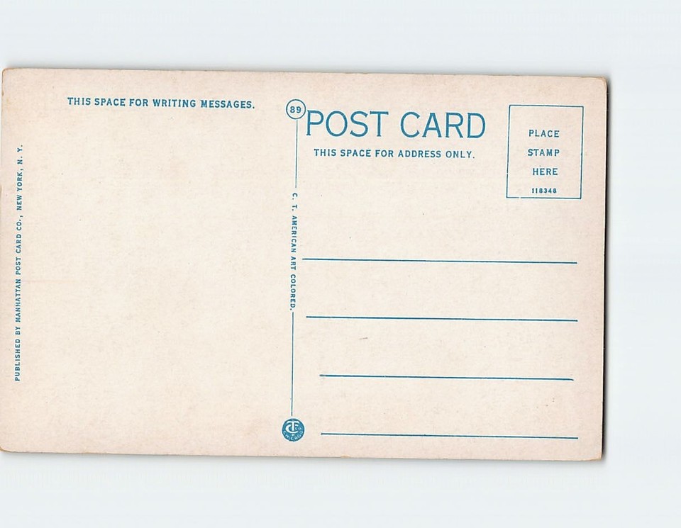 Postcard Cathedral of St John the Divine Amsterdam Avenue and 112th Street NYC | eBay