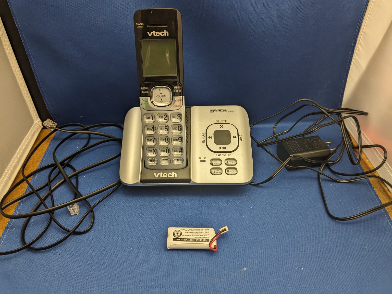 Vtech Cordless Phone Model CS6529-2 1 Phone Only Tested, works fine ...