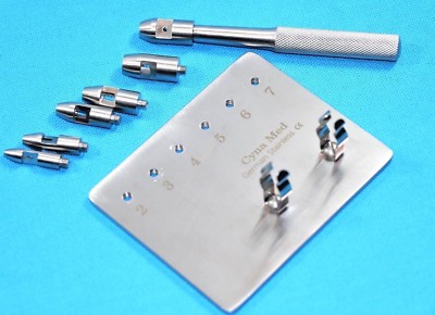 GERMAN Premium Keyes Dermal Punch 4" Set Dermatology Surgical ...