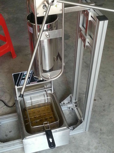 Commercial 5L Vertical Manual Churrera Churros Machine 220V 12L Fryer ...