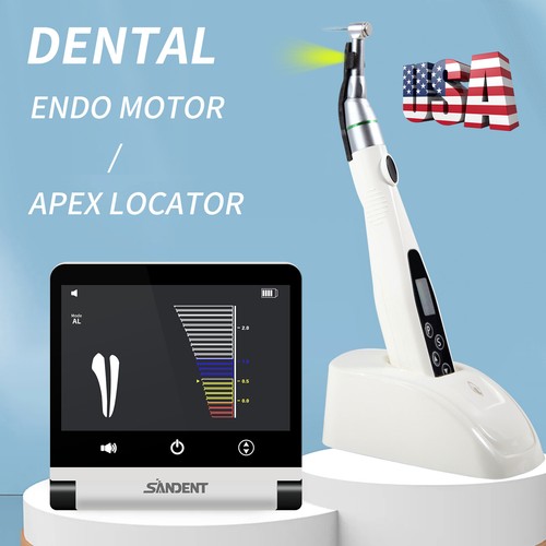 Dental Wireless LED Endo Motor 16:1 Contra Angle/Apex Locator Root ...