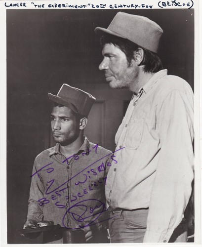 1970 Signed Photograph - Ron Henriquez - Panamanian Boxer & Hollywood ...