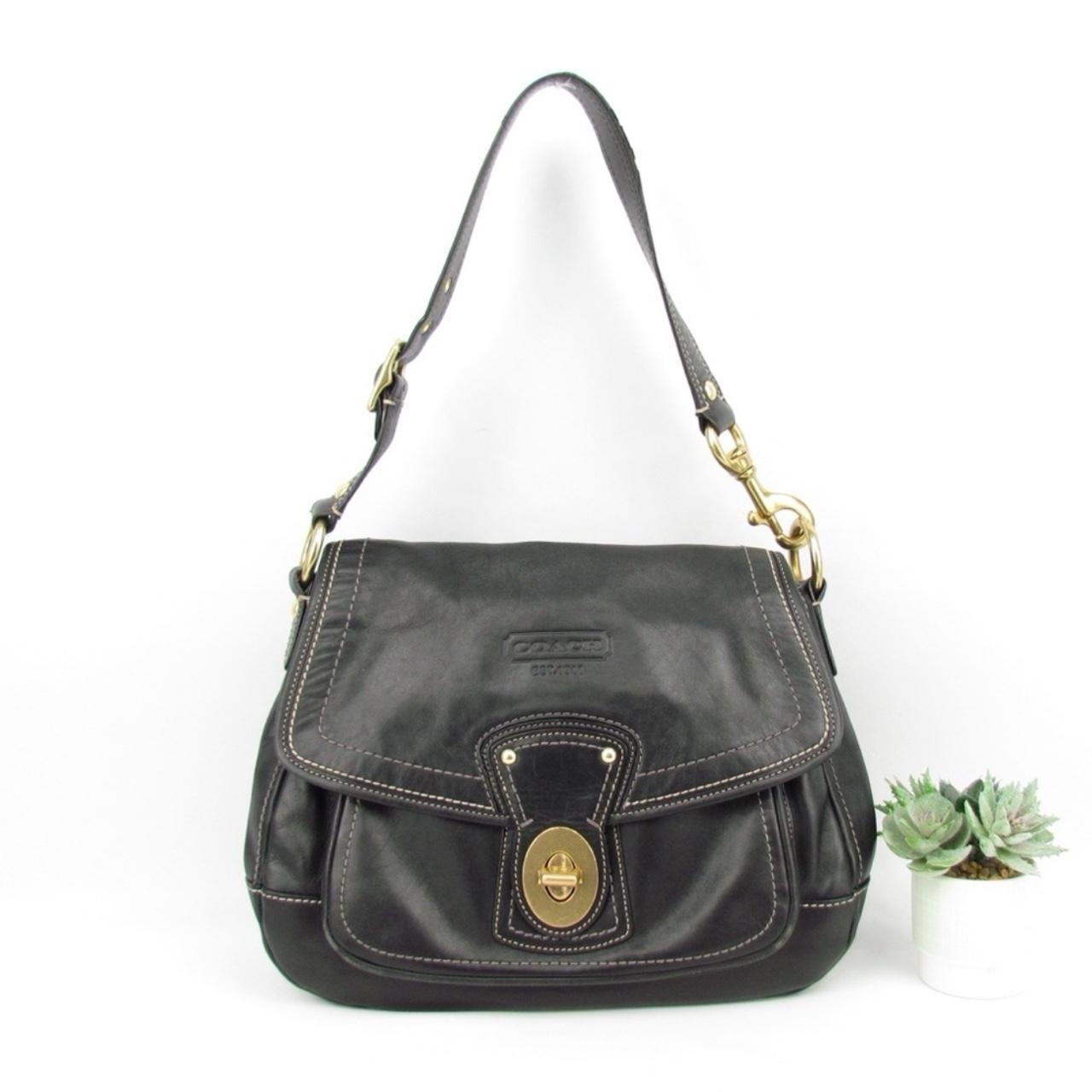COACH 65th Anniversary "ALI" LEGACY Flap Shoulder Bag… - Gem