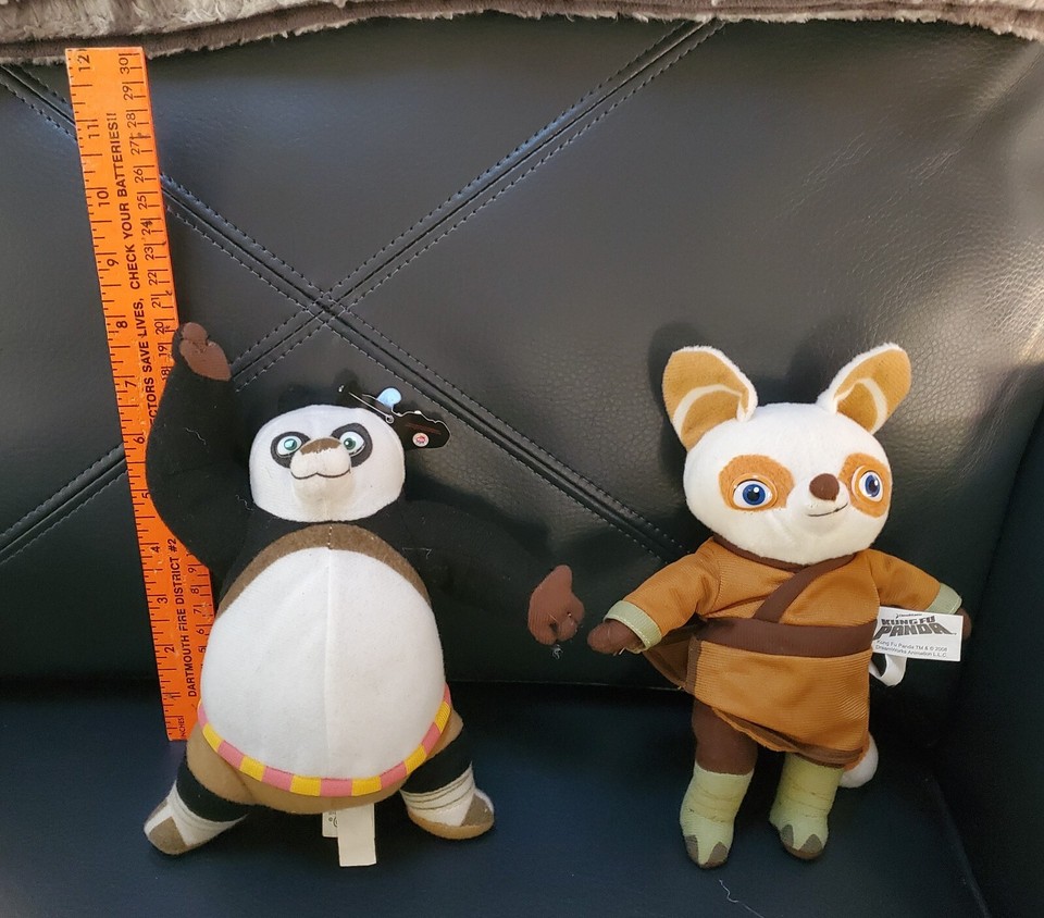 2008 Kung Fu Panda MASTER SHIFU Plush Stuffed Animal Cartoon Red Panda ...
