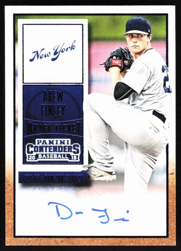 2015 Panini Contenders Draft Ticket Autographs Drew Finley Auto New ...