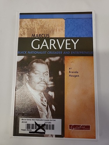 Marcus Garvey Book By Brenda Haugen Black Nationalist Crusader And ...
