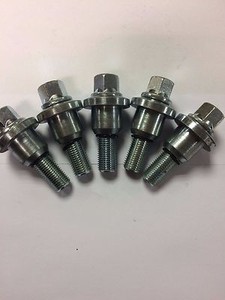 5 x M14X1.5 ALLOY WHEEL STUDS CONVERSION BOLTS FITS LAND ROVER RANGE ...