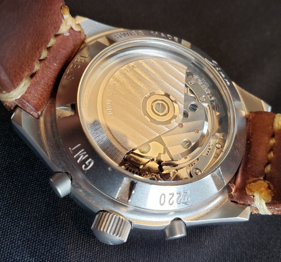 Vintage Sinn 144 GMT Automatic Chronograph Upgraded ETA 7750 25-Jewel ...