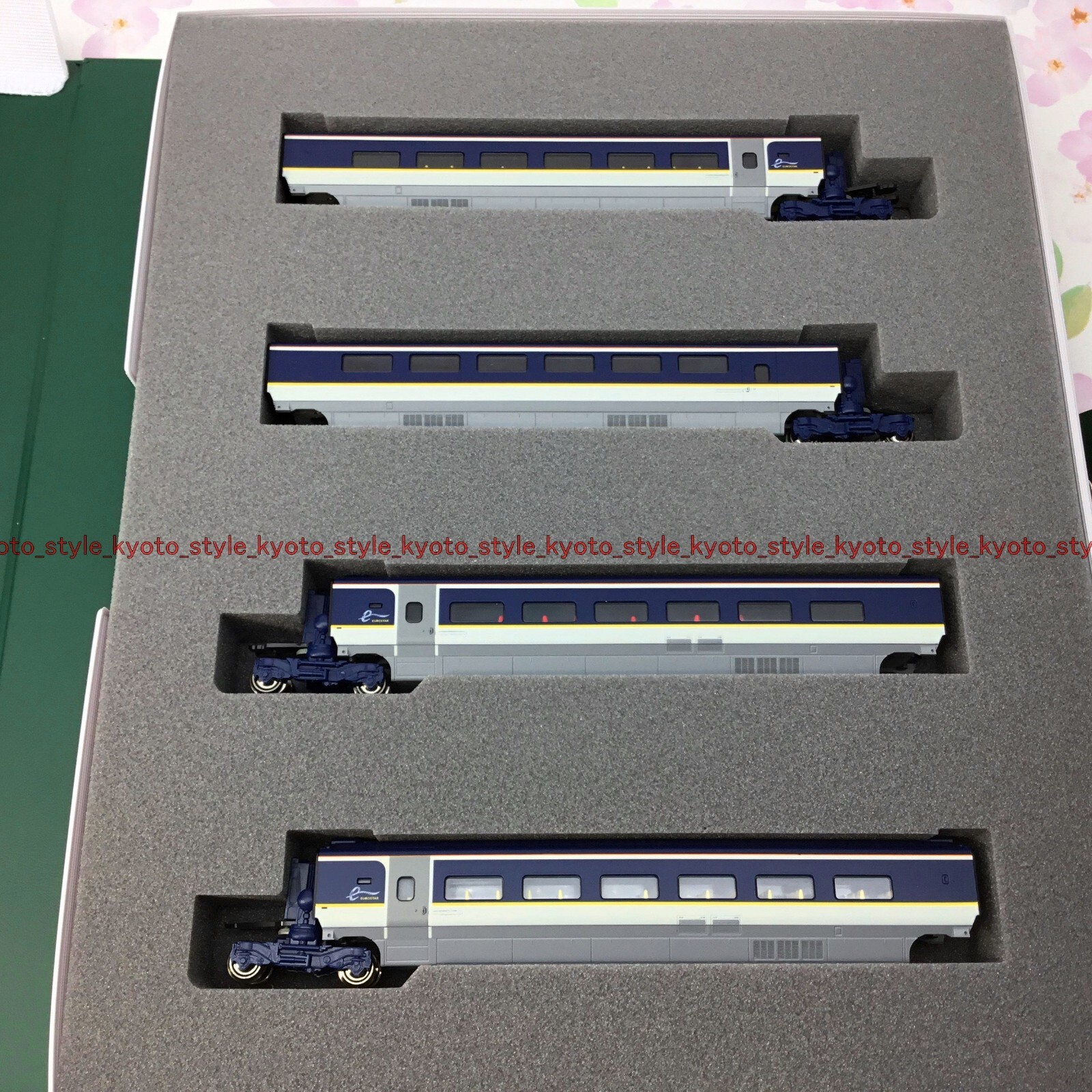 Kato N gauge 10-1298 EUROSTAR New Color 4 Cars Add-on Set (n scale ...
