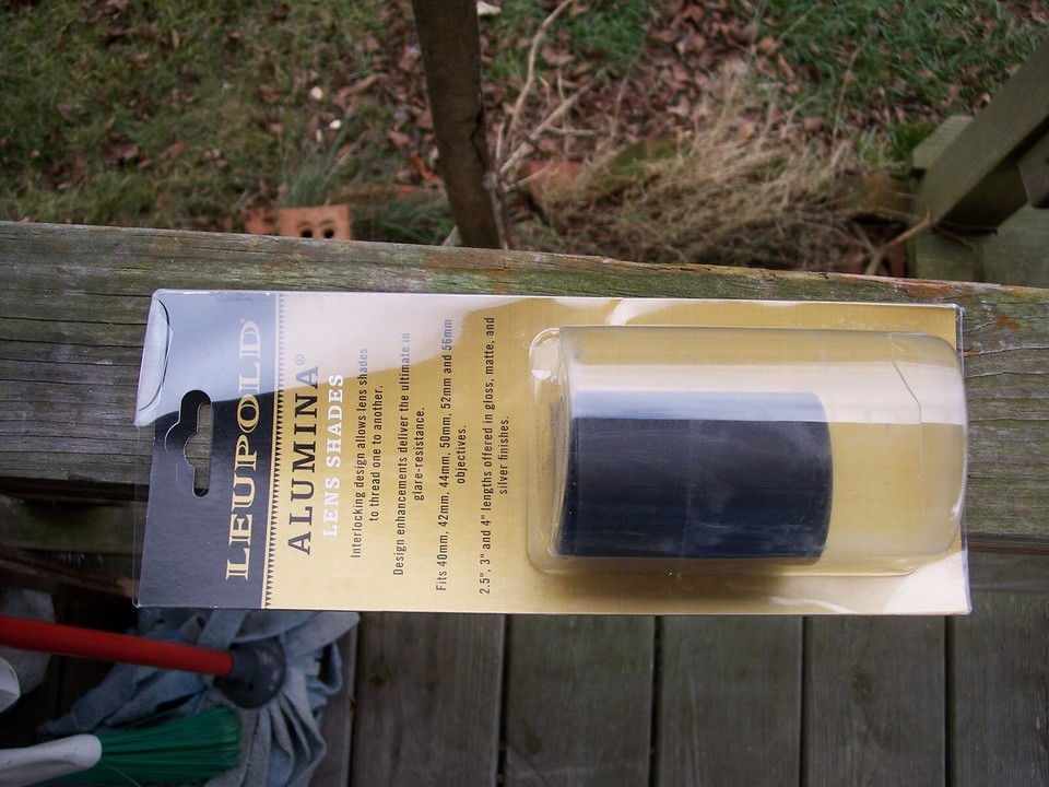 3" Leupold Rifle Scope Sun Shade 42mm ~Matte~ VX-5 NOS 118768 | eBay