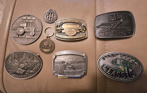 John Deere Belt Buckles, PCA , Fusion Flexstaa, Hogs Are Medallions ...