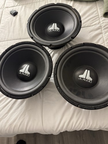 All 3 JL AUDIO 12W6 v1 subwoofers subs sub speaker subwoofer 12 w6 For ...