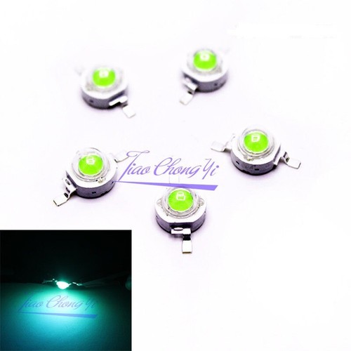 1000pcs High Power lamp LED 1W Ice blue 490nm 350mA 3-3.6V light ...