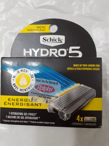 Schick - Hydro 5 Blade -refill / Energize/ 4 cartridges/ NIB-New | eBay