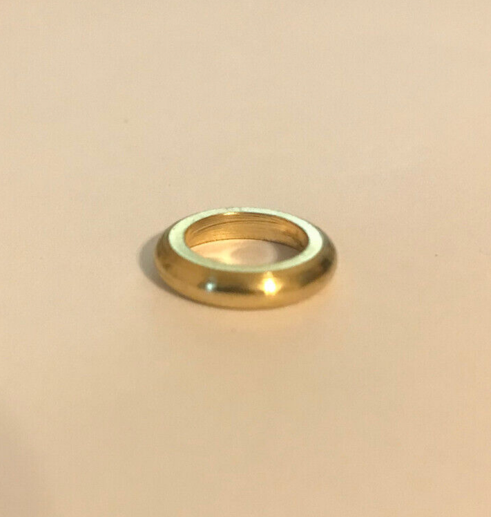 New 3/4" Unfinished Turned Brass Seating Ring, Check Ring, 1/8 IP Slip ...