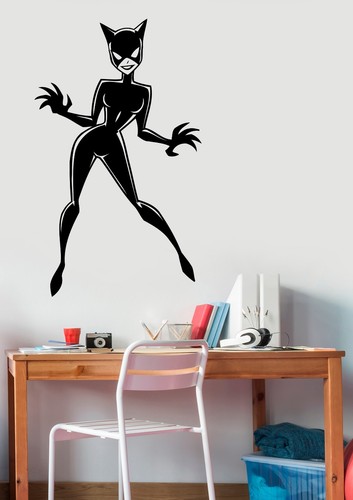 Catwoman Decal Vinyl Sticker Comics Superhero Wall Art Room Bedroom ...