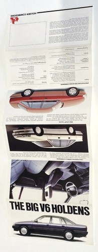 Aug 1988 HOLDEN VN COMMODORE Original Sales Brochure | eBay Australia