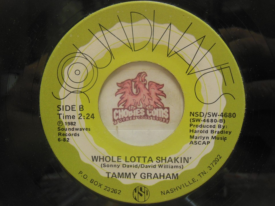 Tammy Graham – Being Loved By You / Whole Lotta Shakin', 45 RPM VG+ ...