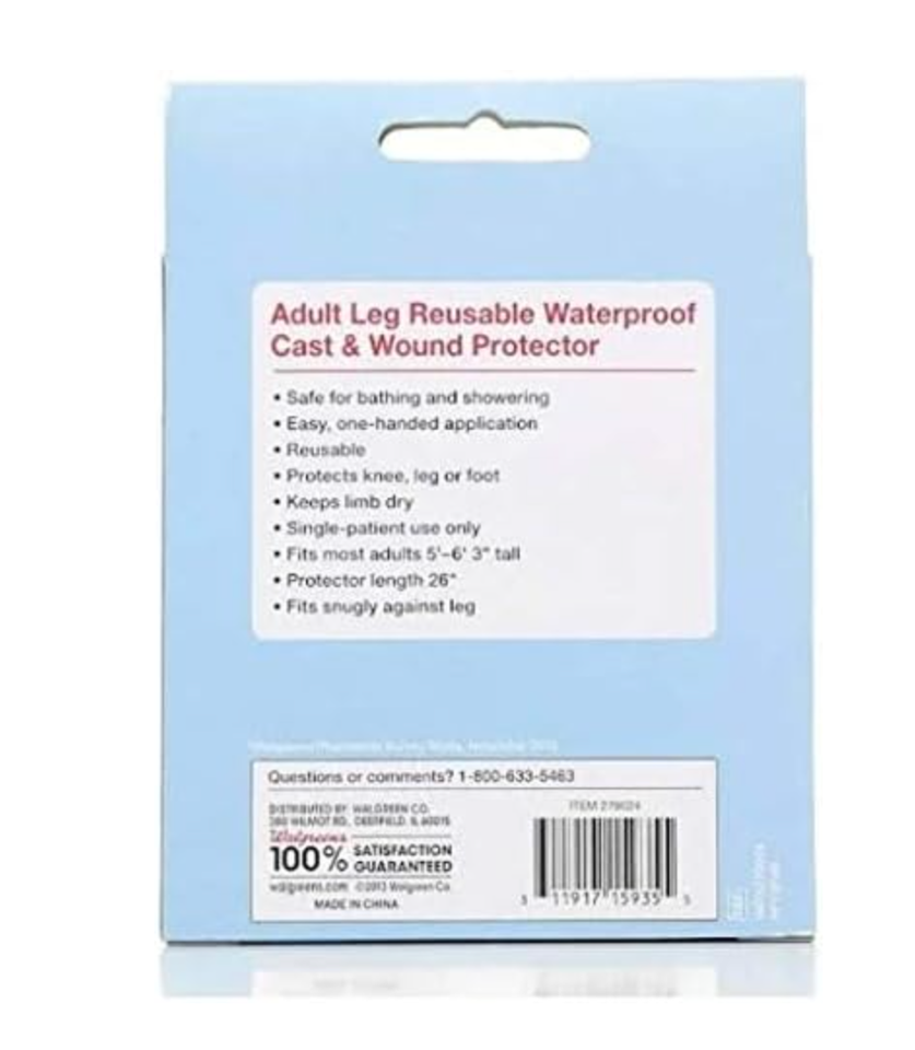 2pk Well at Walgreens Reusable Cast & Wound Protector | eBay