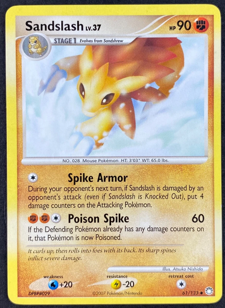 Sandslash Pokemon Card